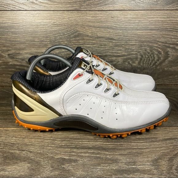 FootJoy | Shoes | Footjoy Mens Size 9 Sport White Leather Orange ...
